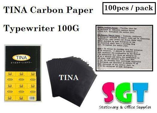 TINA Typewriter Carbon paper (100pcs / pack) | Lazada