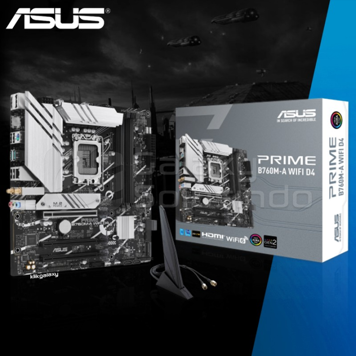ASUS Prime B760M-A WIFI D4 Intel LGA1700 B760 DDR4 Motherboard | Lazada Indonesia