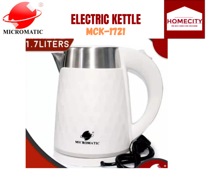 MICROMATIC ELECTRIC KETTLE MCK 1721 | Lazada PH
