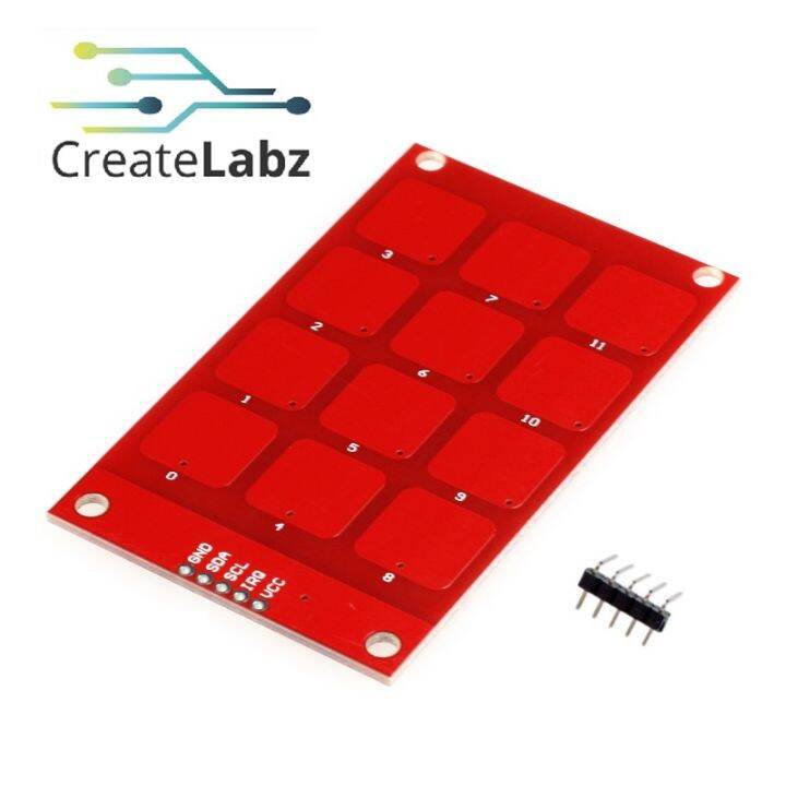 Capacitive Touch Key Pad 12 Keys With I2c Mpr121 Lazada Ph 