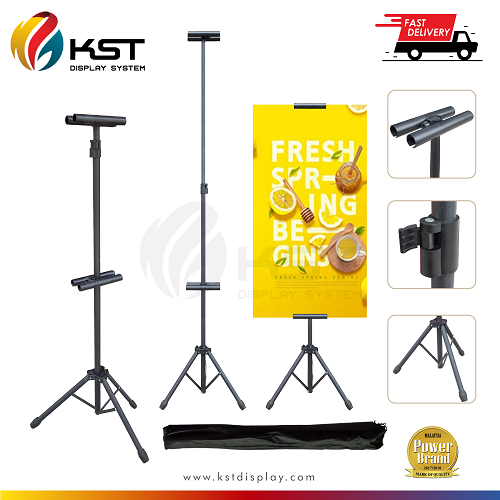 Tripod Stand Bunting Banner 2meter Height Adjustable / Portable Tripod ...