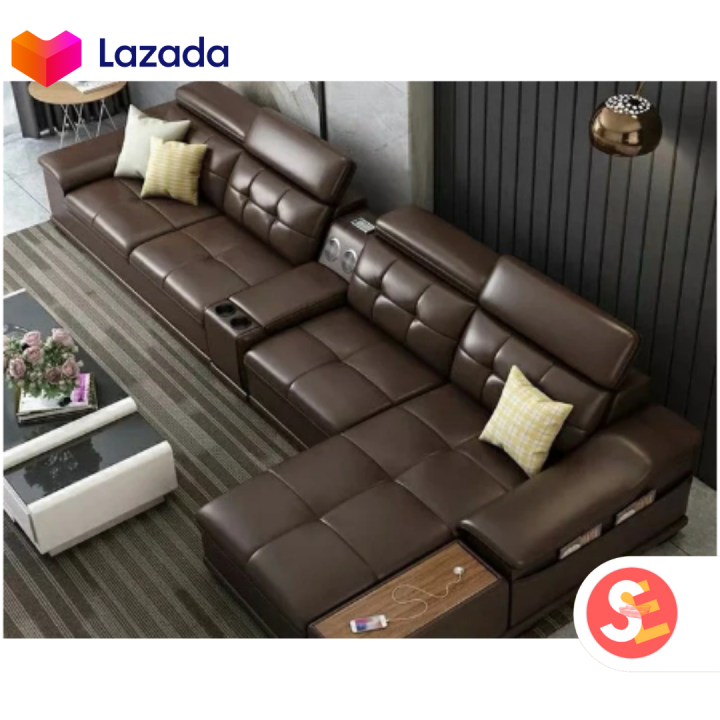 SOFA MINIMALIS 2021 RUANG TAMU | SOFA L MINIMALIS | FREE MEJA DAN ...