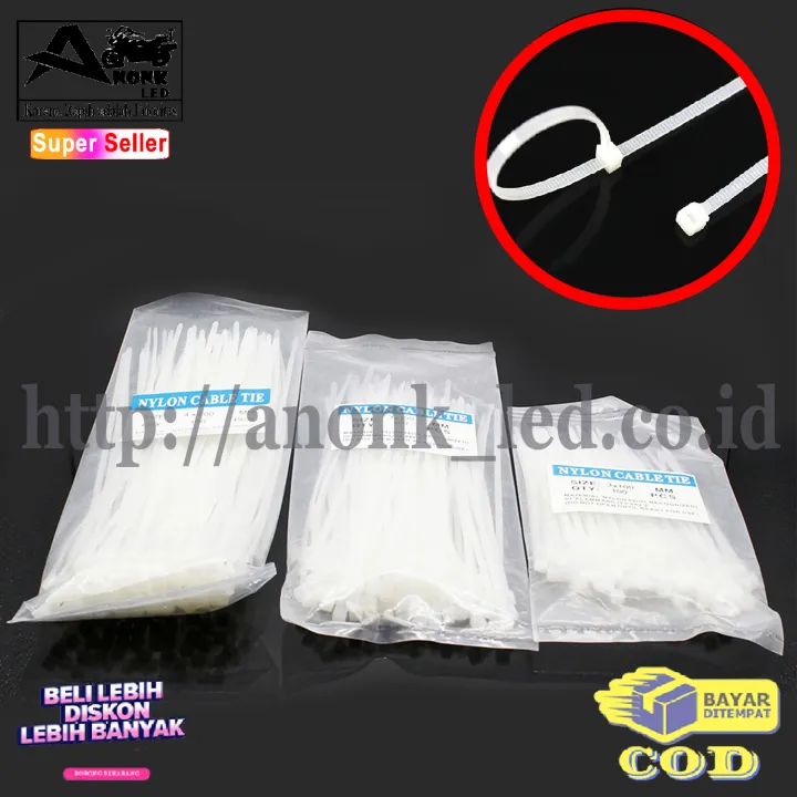 Kabel Ties 30cm / Tali Tis Rivet / Cable Ties / Kabel Tis 30cm | Lazada ...