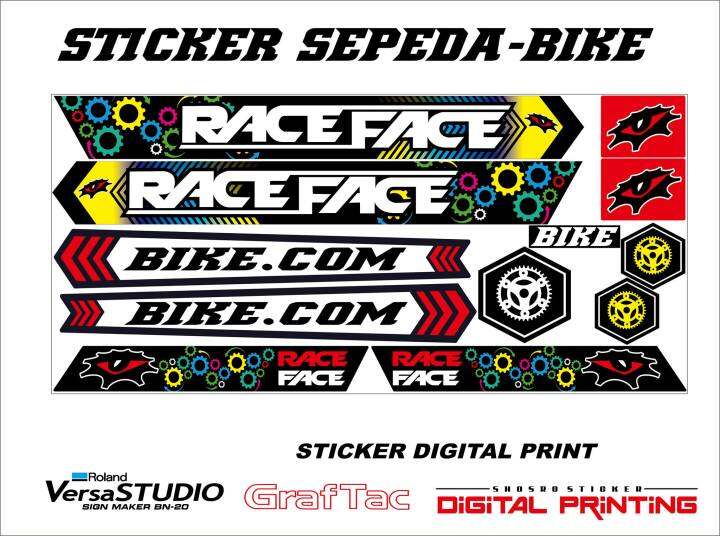 STICKER SEPEDA RACE FACE . | Lazada Indonesia