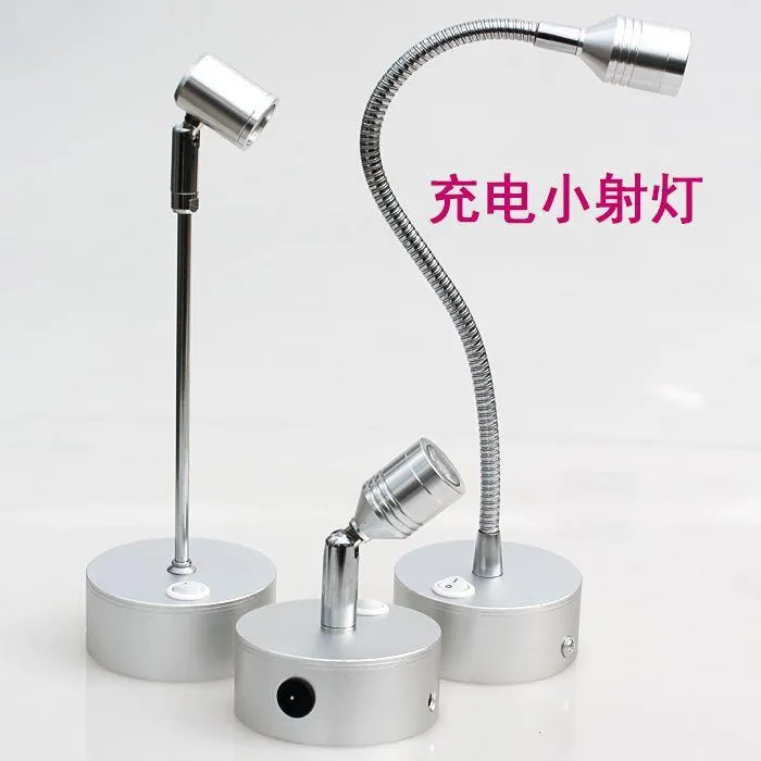 [COD] led charging spotlight wireless mobile counter showcase stall ...