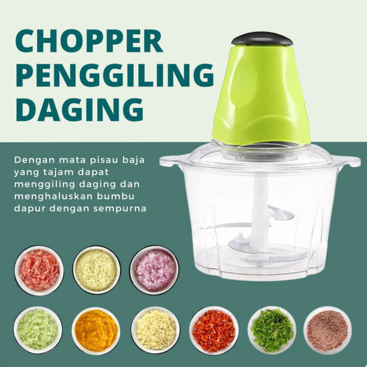 Blender Daging Serbaguna Blender BumBu dapur Gilingan Daging Chopper ...