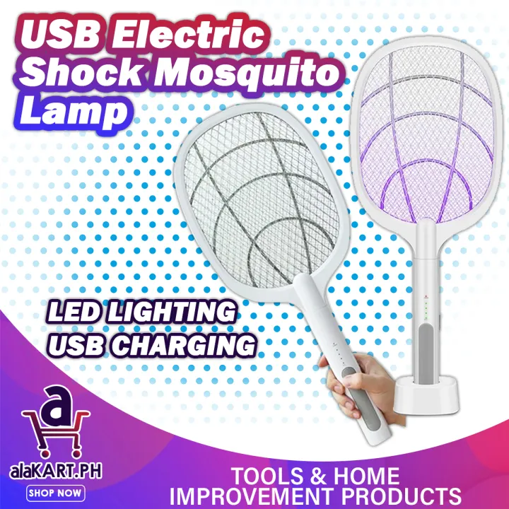 [ALA-KART] AUTHENTIC 2 in 1 Electric Mosquito Killer Fly Swatter ...