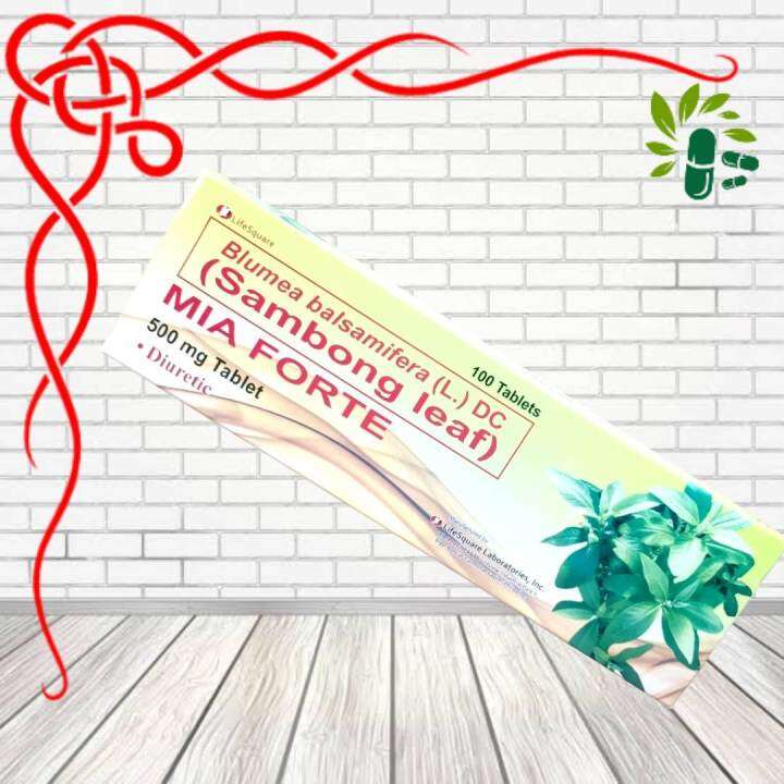 MIA FORTE (Sambong Leaf) 100 Tablets | Lazada PH