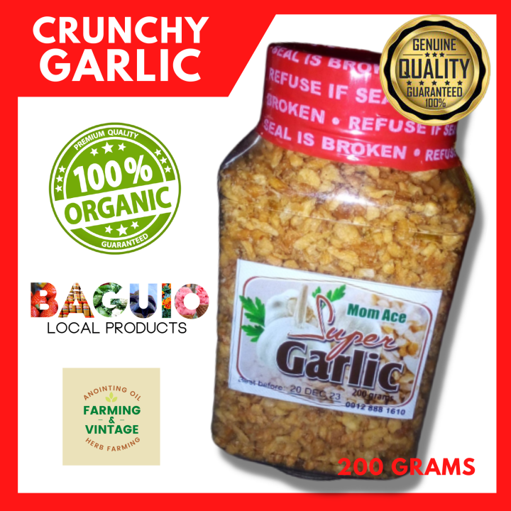 CRUNCHY GARLIC-BAGUIO'S LOCAL PRODUCT- FRIED GARLIC-200GRAMS | Lazada PH