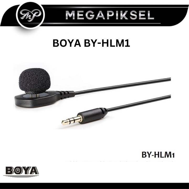 BOYA BY-HLM1 Hidden Wearable Omni-Directional Lapel Pin Microphone ...
