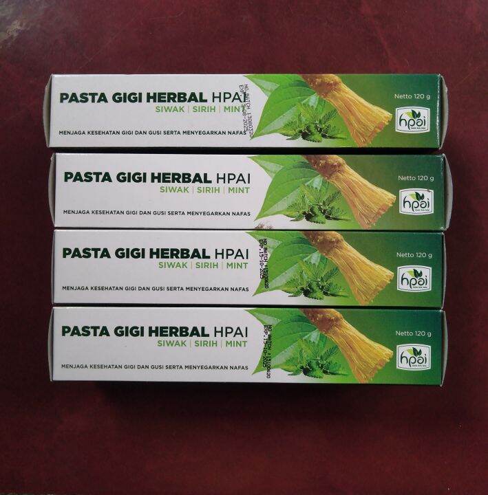 Pasta Gigi HPAI Herbal Siwak Sirah Mint 120gr Odol HPAI | Lazada Indonesia