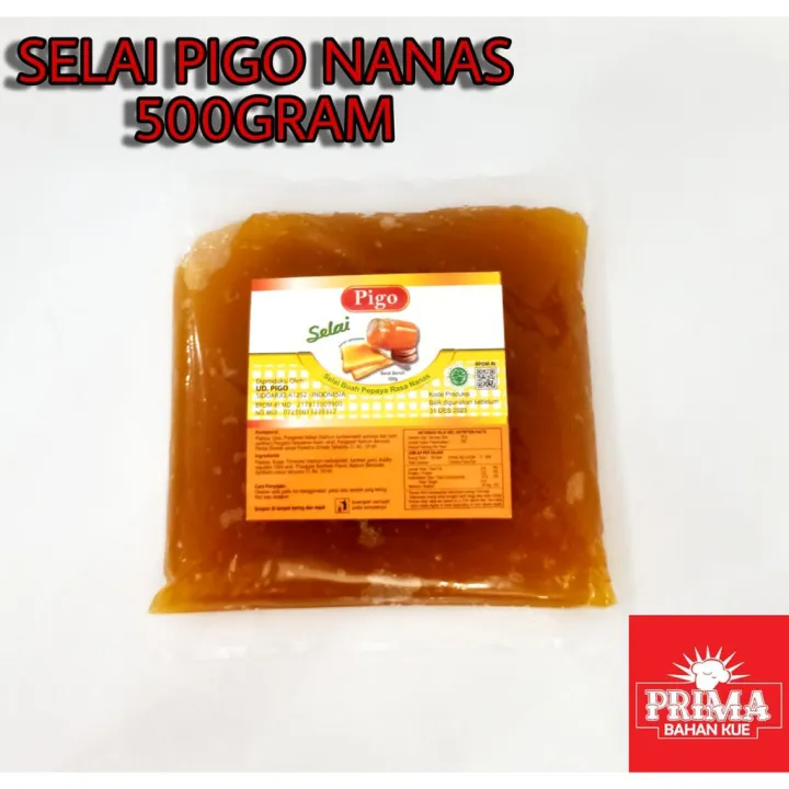 SELAI PIGO NANAS 500GRAM - selai nanas kasar - olesan roti | Lazada ...