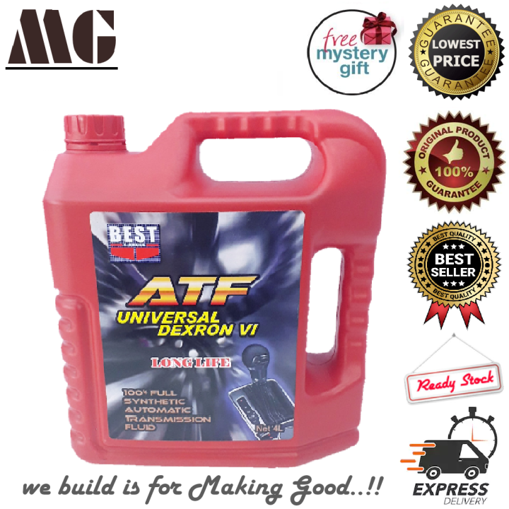BEST ATF UNIVERSAL DEXRON 6 VI AUTOMATIC TRANSMISSION FLUID 4L FULLY ...
