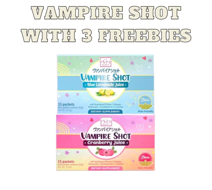 PSPH Vampire Shot Keto Juice (15 packets per Box) | Lazada PH