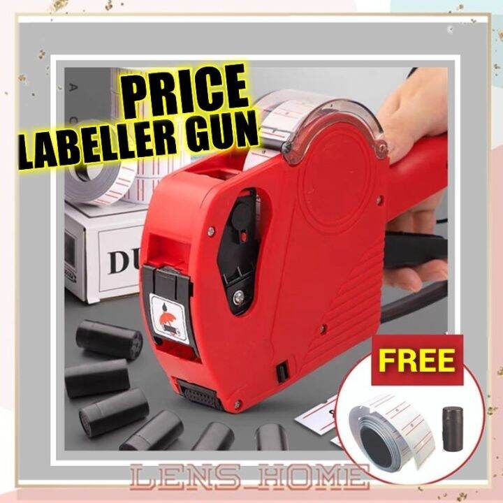 Price Tag Gun MX5500 8 Digits Price Labeller Transparent Lid Label ...