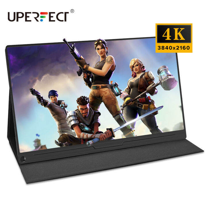UPERFECT 15.6 4K Portable Computer Monitor Game IPS Screen External ...