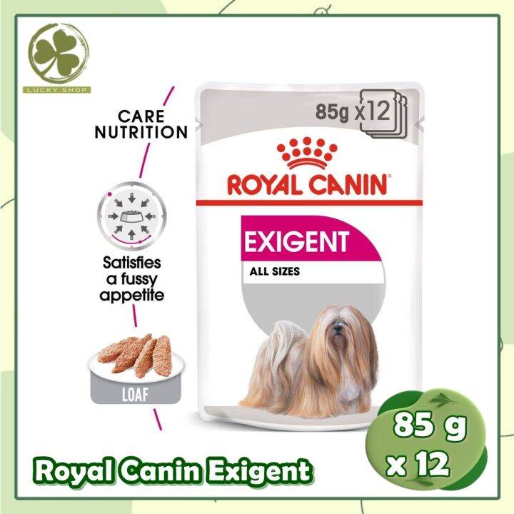 Royal Canin Exigent Pouch Loaf [1 box 12 sachets] โรยัล คานิน อาหารเปียกสุนัขโต ทุกขนาด ช่าง ...