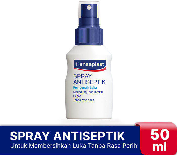 Hansaplast Wound Spray Antiseptik 50ml Pembersih Luka Cair Antiseptic ...