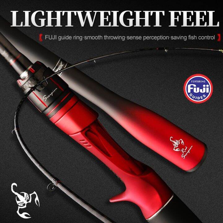 2.13m New Arrial X-Cross Fishing Rod FUJI Guide Carbon Rod Casting Rod ...