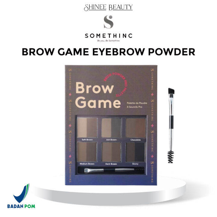 SOMETHINC Brow Game Eyebrow Powder Palette | | Lazada Indonesia