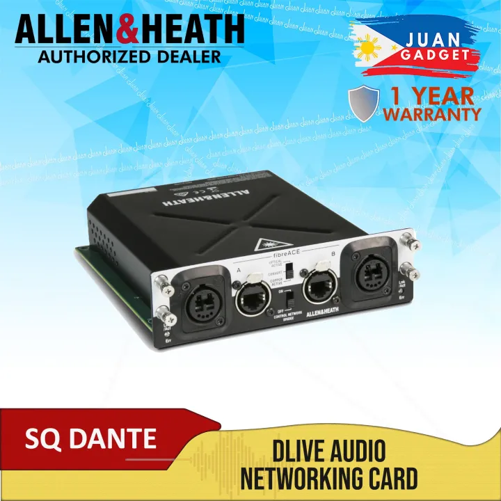 Allen & Heath M-DL-GOPT-A fibreACE dLive Audio Networking Card | JG ...