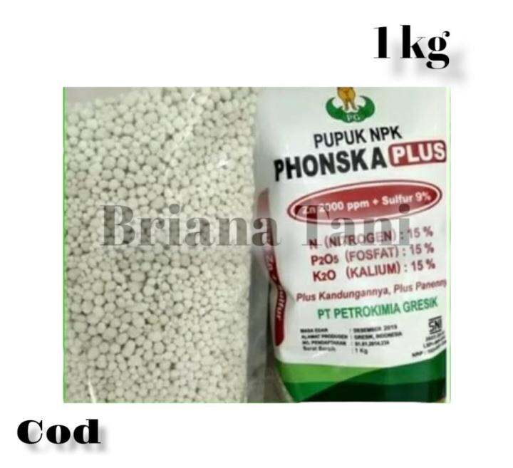 PUPUK NPK PHONSKA PLUS 15 15 15 KEMASAN REPACK 1KG | Lazada Indonesia