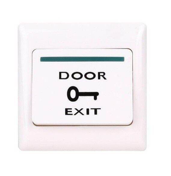 Exit White Push Button to Release Door Access Control use | Lazada