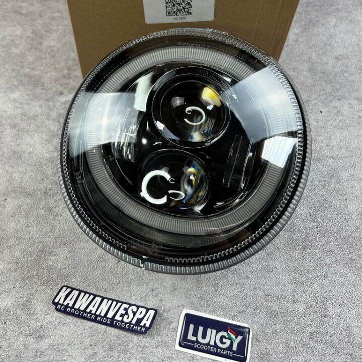 Headlamp Led daymaker Luigy with DRL HD-02 for vespa GTS series ...