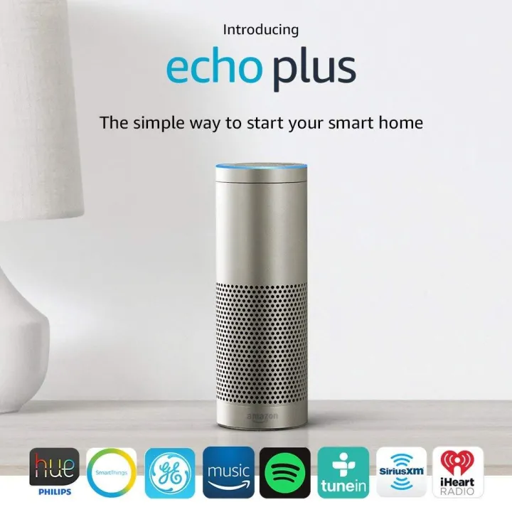 Echo Plus with built-in Hub 1st Generation– Silver | Lazada.co.th