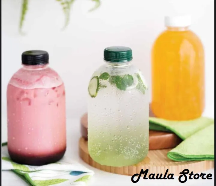 Botol GENDUT 1000 ML Botol Plastik Sirup Kopi Unik Lucu SKLB 1 Liter ...