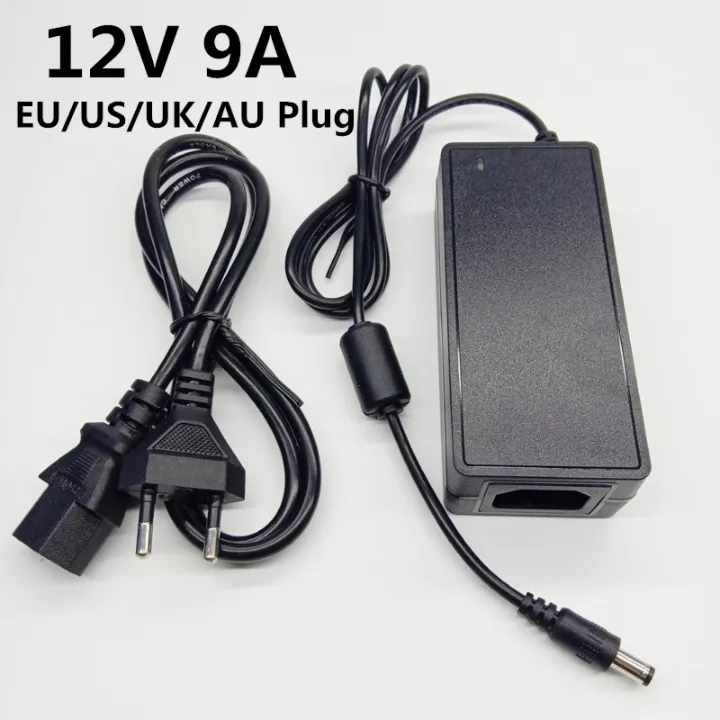 12V 9A 9000MA DC5.5*2.5mm AC to DC 12 v power supply 9a 12 volt ...
