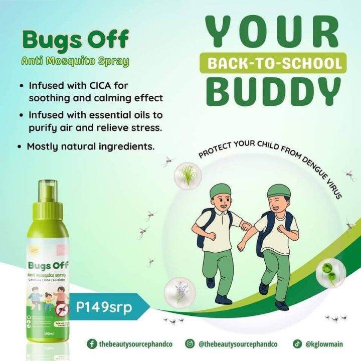 Bugs Off Anti Mosquito Spray | Lazada PH