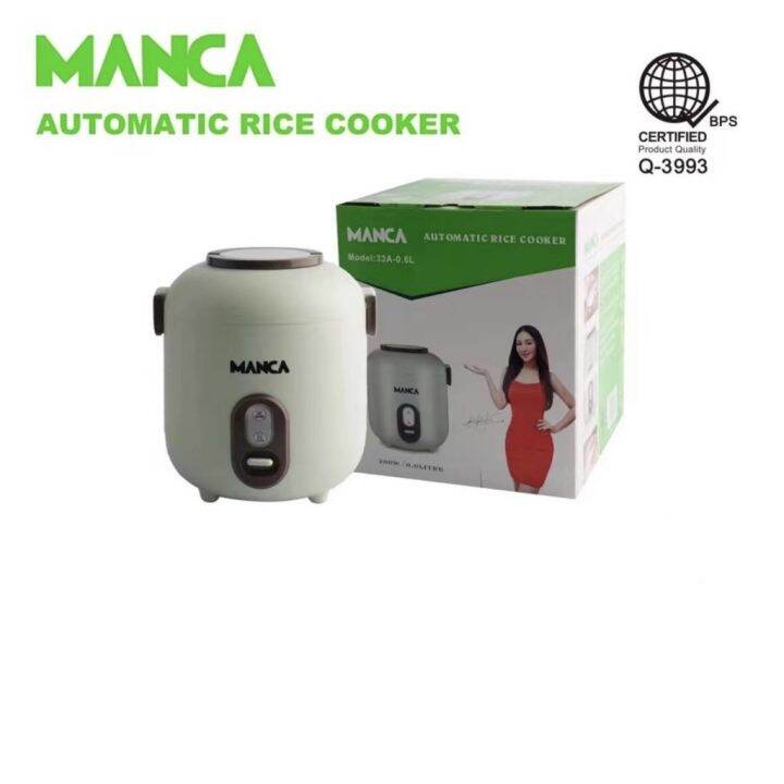 MANCA Automatic Rice Cooker With Measuring Cup And Serving Spoon ...