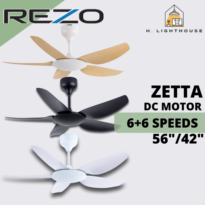 REZO Ceiling Fan ZETTA with Remote and Warranty | Lazada