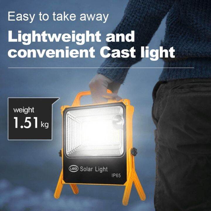 Solar Emergency Light Solar Flashlight Rechargeable Outdoor Waterproof ...