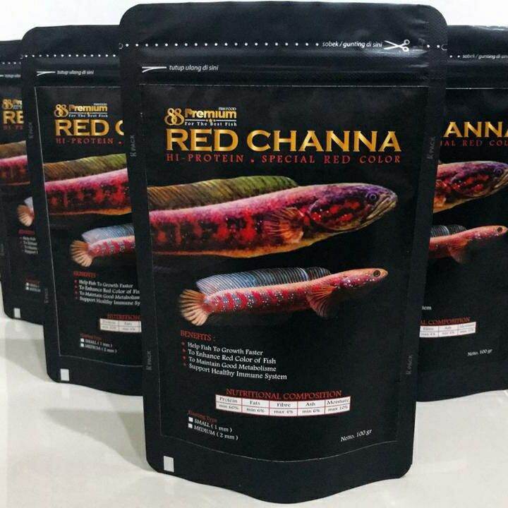 PREMIUM RED CHANNA 88 Pakan ikan Cana | Lazada Indonesia