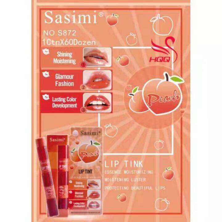 SASIMI PEACH LIP TINT 3 IN 1 | Lazada PH