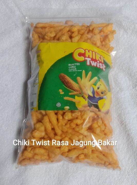 CHIKI TWIST RASA JAGUNG BAKAR /SNACK/CAMILAN/CIKI/MAKANAN RINGAN/KILOAN ...