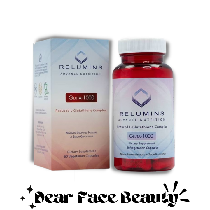 Relumins Gluta 1000 Glutathione 60 capsules ] help reduce the ...