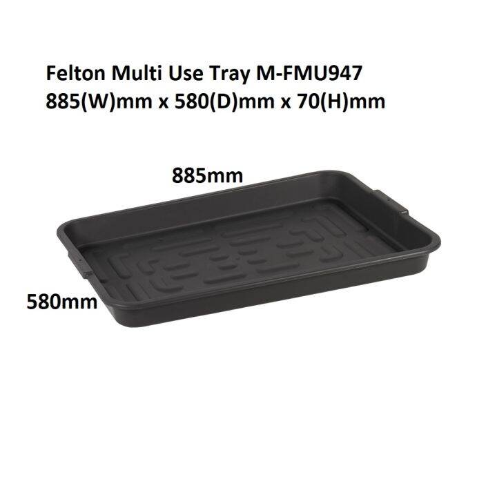FELTON Multi Use Car Boot Tray Plastic Multipurpose FMU947 (M ...