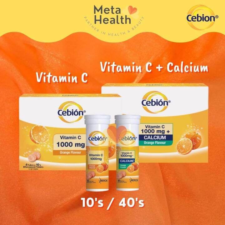Cebion Vitamin C 1000mg 10's / Vitamin C 1000mg with Calcium ...