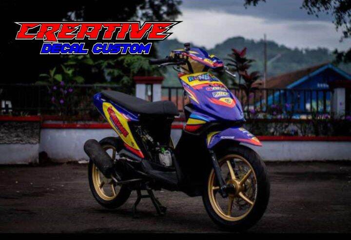 Decal BEAT KARBU BODY BUTA- bebas request desain | Lazada Indonesia