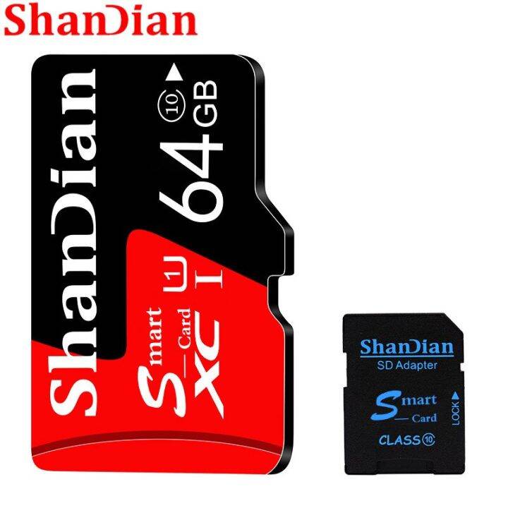 SHANDIAN Red Smart SD Card Mobile Phone Memory Capacity Expansion 8GB ...