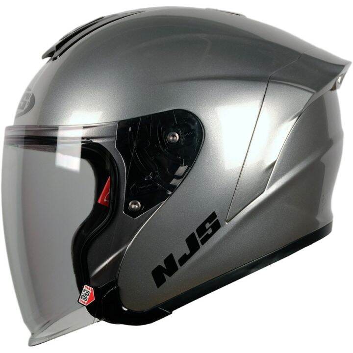 NJS KAIROZ SILVER STEEL - Helm Half Face | Lazada Indonesia