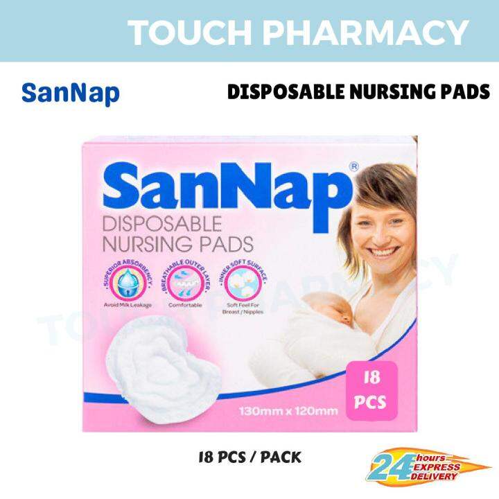 SanNap Disposable Nursing Pads 18's/PACK | Lazada