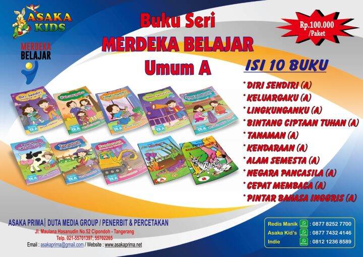 BUKU PAUD KURIKULUM MERDEKA USIA 4-5 TAHUN ISI 10 | Lazada Indonesia