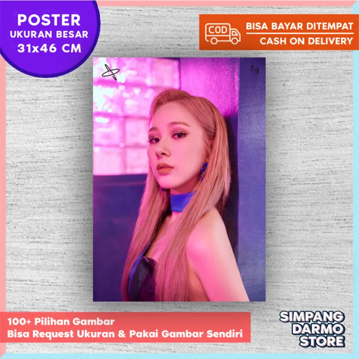 Poster EVERGLOW Berbagai Ukuran A4 A3 Besar Kecil Hires Bisa Custom ...