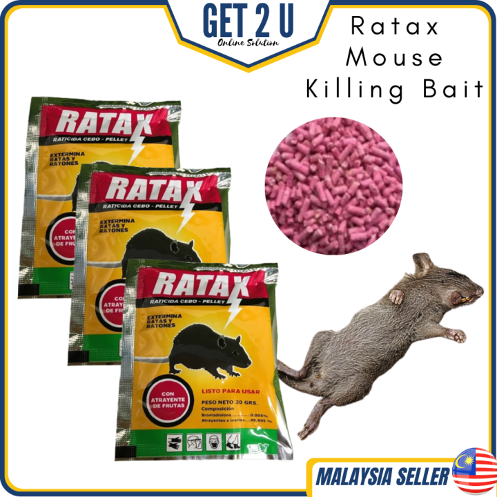 Ratax Mouse Killing Bait Pellet Mouse Killer Rat Mice Pest Control ...