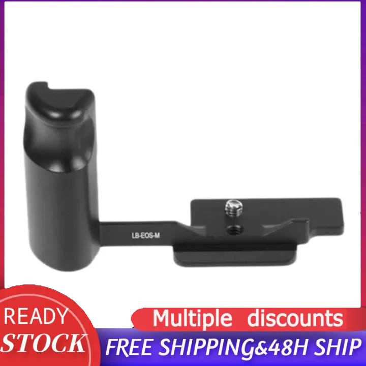 L-Shaped Quick Release Plate Bracket Hand Grip with 1/4 Srew Hole for ...