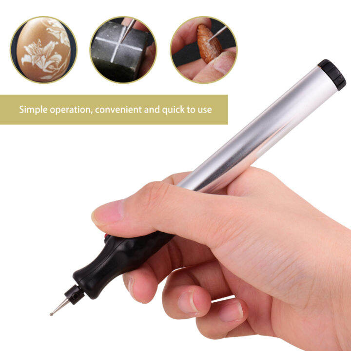 【In Stock】Electric Micro Engraving Pen Mini Engraver Machine Cordless ...